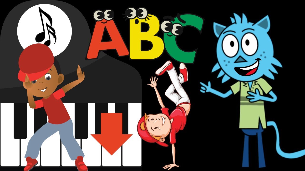 ABC - Music Letters rap song | Piano #nurseryrhymes for preschool kids ...