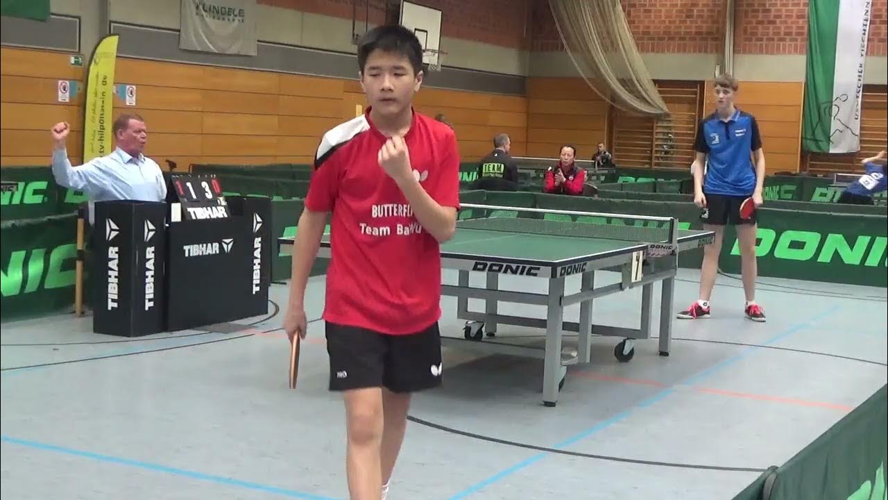 Finale U15 Jonas Rinderer 8 T 1 vs Tien Nghia Phong 420250209 Table Tennis Bundesrangl ...