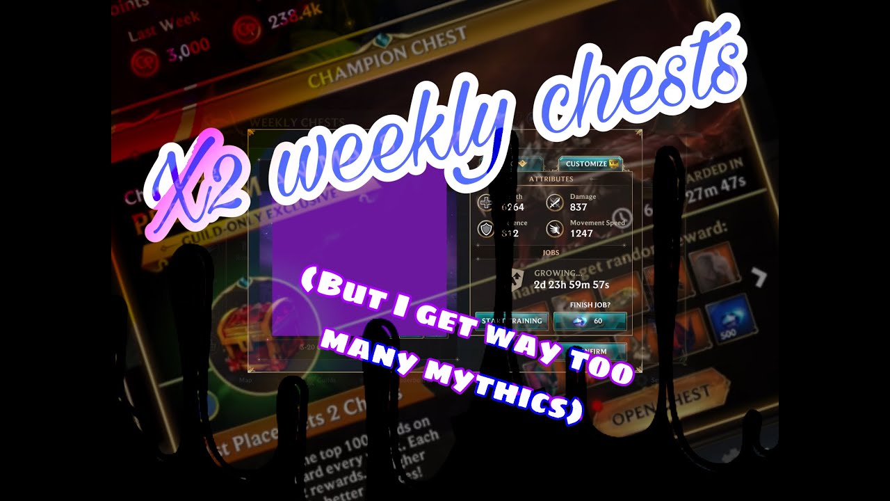 2 weeks worth of weekly chests (but I get way too many mythics) - YouTube