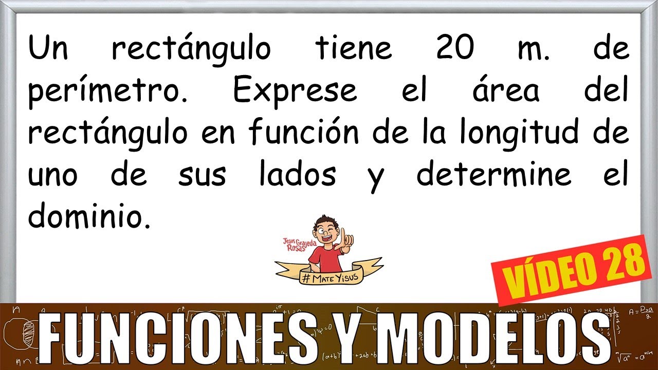 28. Modelos matemáticos. Ejemplo 1 - YouTube