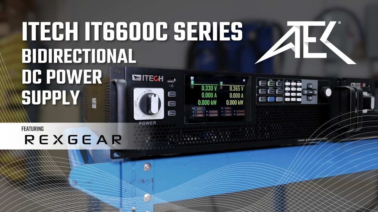 ITECH IT6600C Bidirectional Power Supply Overview | Ft. REXGEAR at ATEC HQ - YouTube
