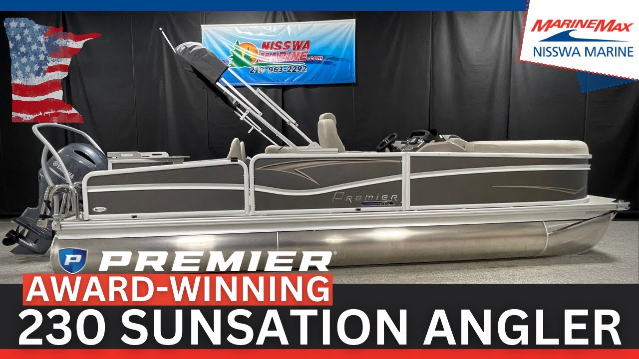 AWARD-WINNING Angler Pontoon! The 2023 Premier 230 SunSation Angler PTX ...