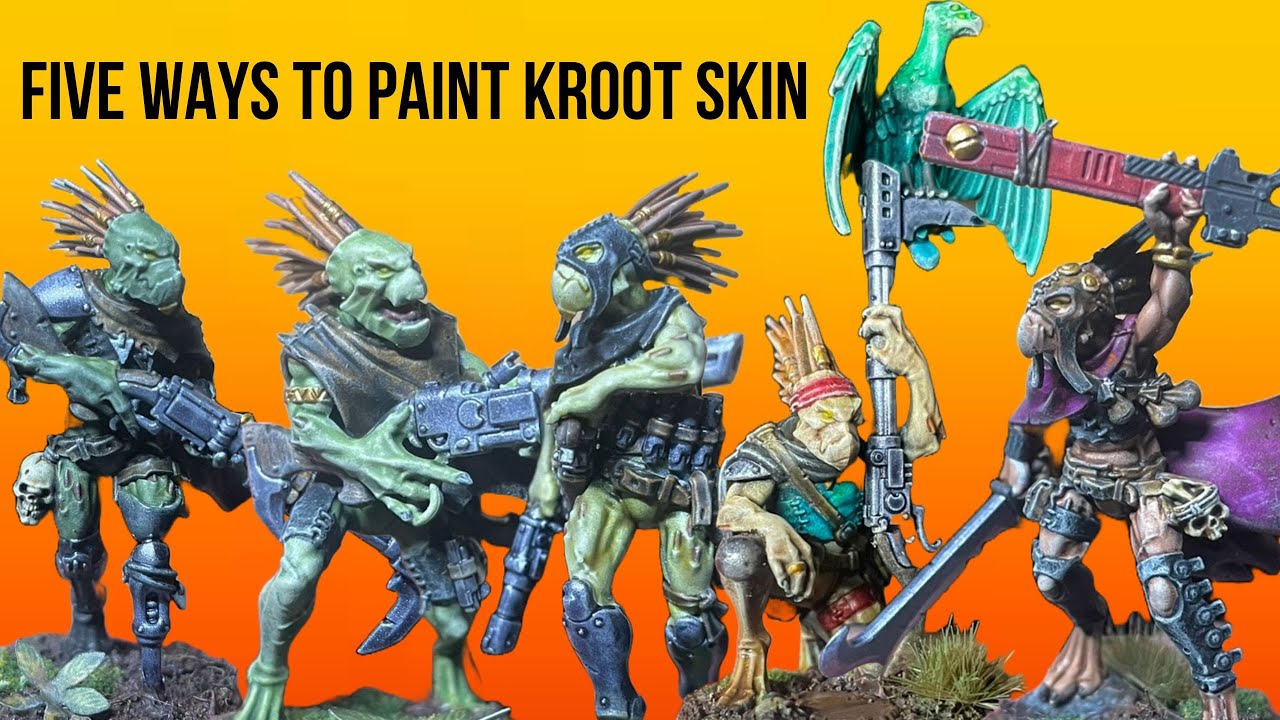 FIVE ways to Paint KROOT - YouTube