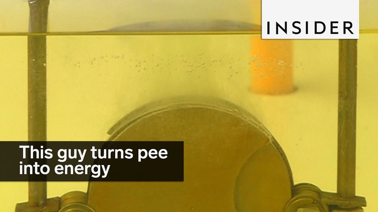 This guy figured out how to turn pee into energy - YouTube