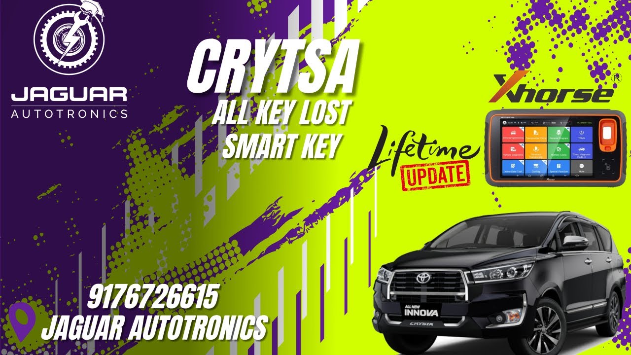 Innova Crysta Smart Key All Key Lost Done | Xhorse MIDI Without ...