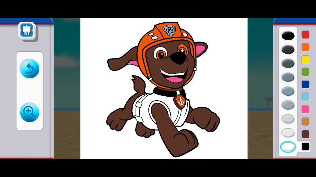 Let's paint with Zuma / Zuma - YouTube