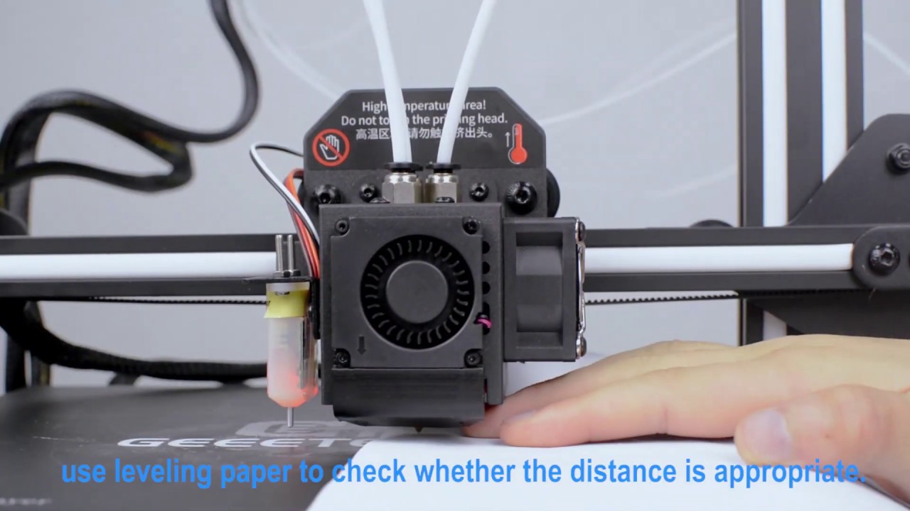 How to Set 3D Touch on GEEETECH A20T - YouTube