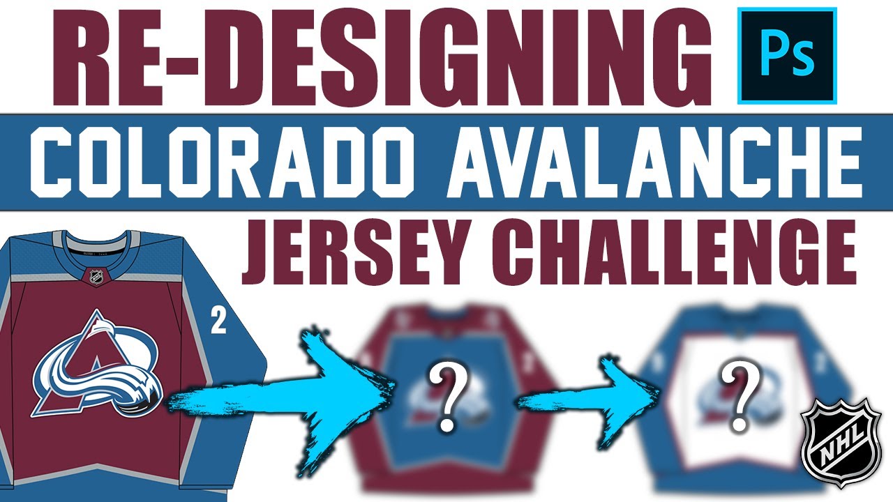 NHL Colorado Avalanche Jersey Redesign Challenge - YouTube