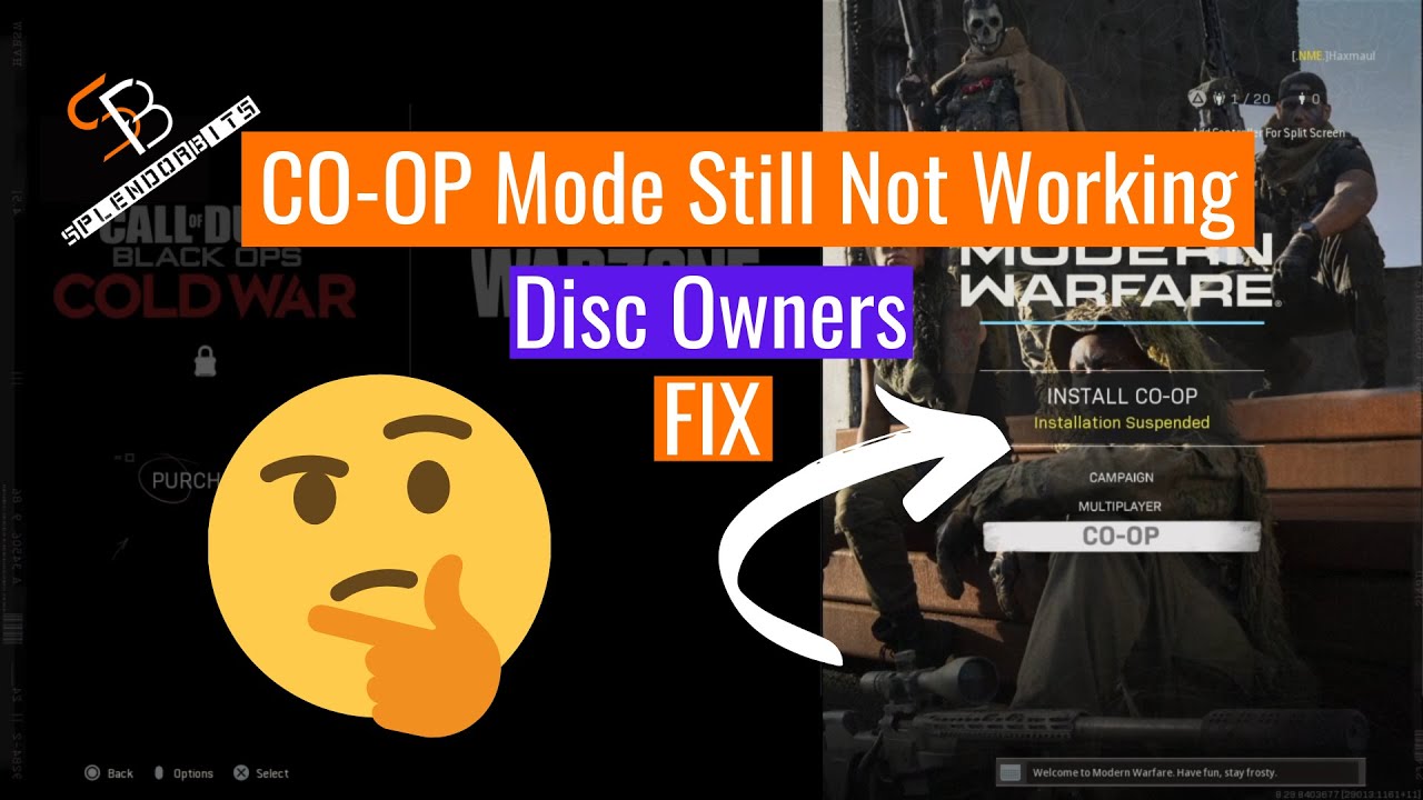 Disc Owners COD CO-OP Install Suspended Fix - Alternate Fix for Disc ...