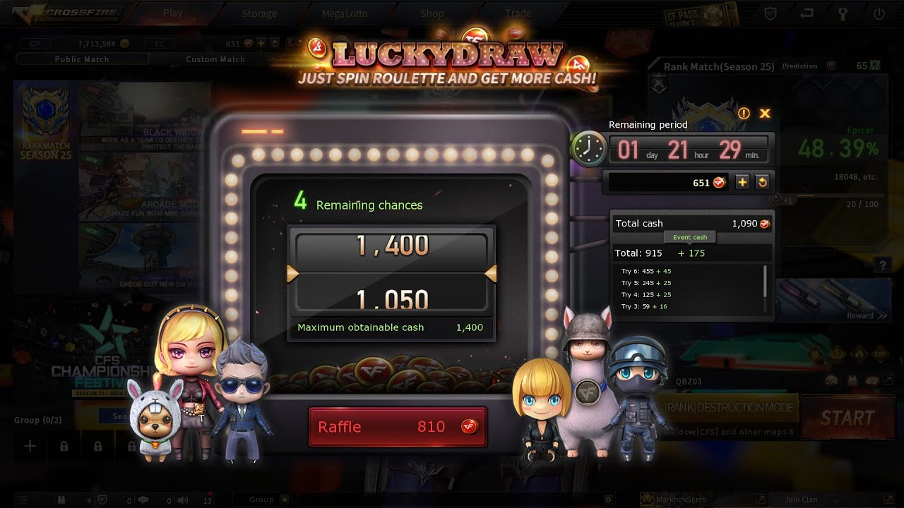 CFPH: Lucky Draw and Unlucky 4 (MarkhovScrch) - YouTube
