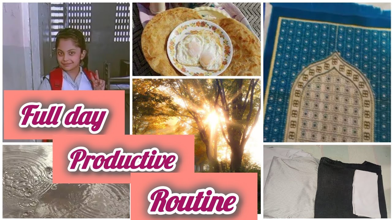 Full Day Productive Routine||Monday Full Day Routine||@AnaizasVlogology ...