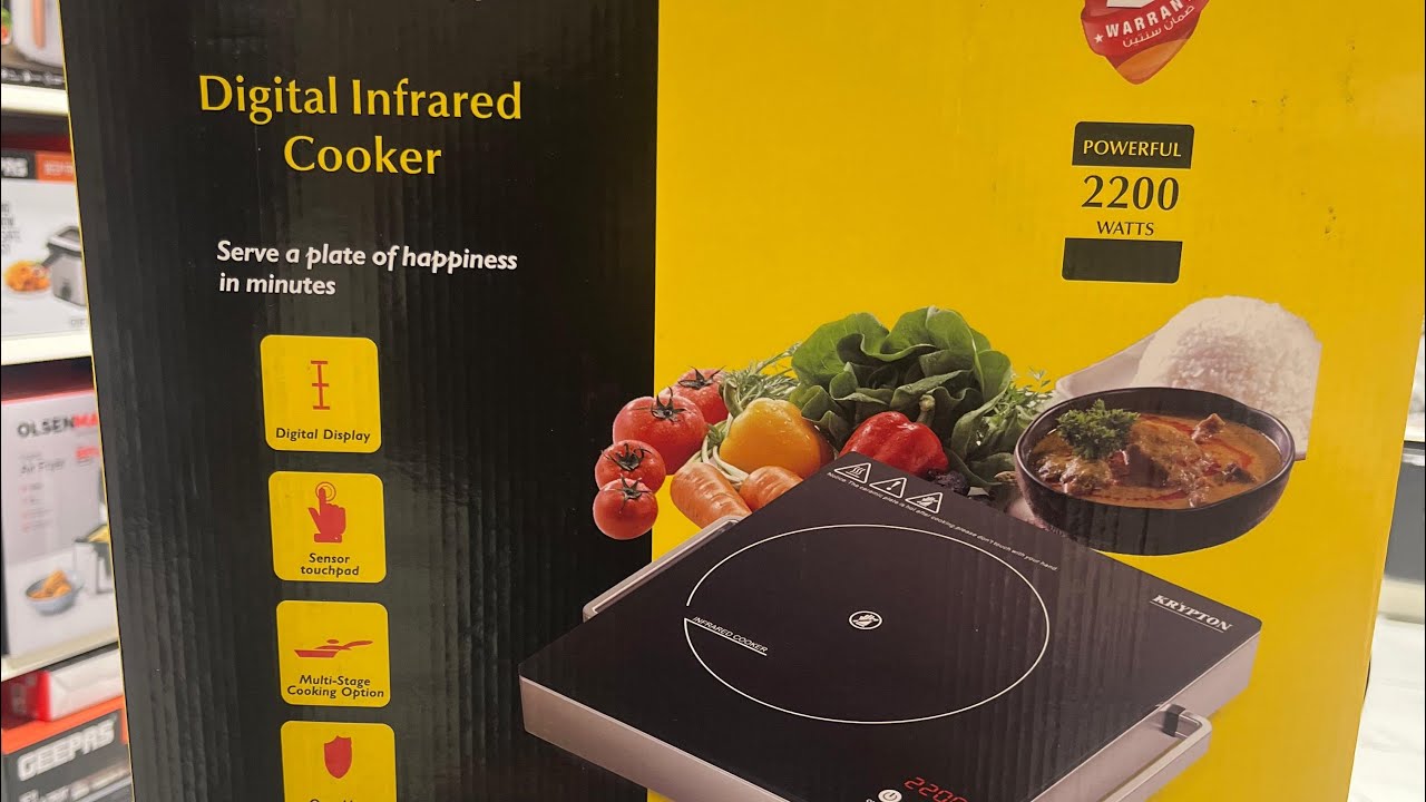 KRYPTON HOT PLATE INFRARED KRYPTON 2200 W Hot Plate Unboxing & Quick ...