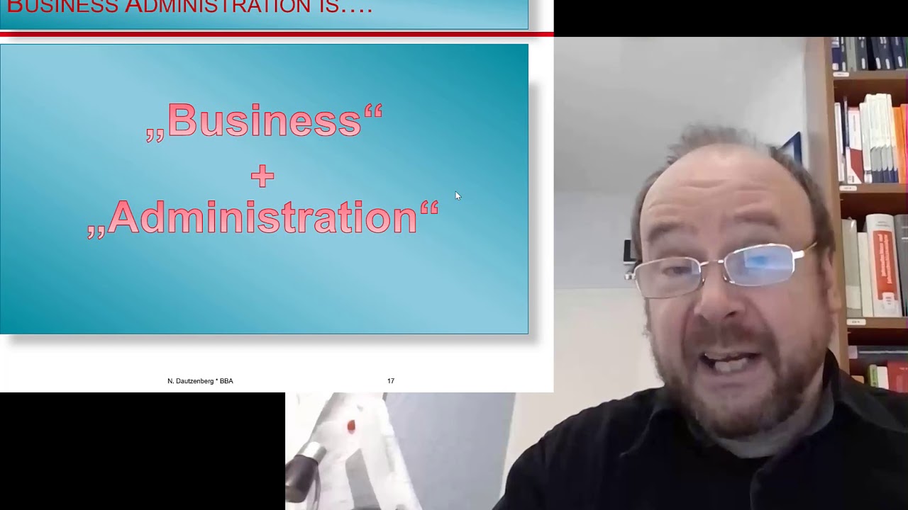 Basics of Business Administration Chapter 01 - YouTube