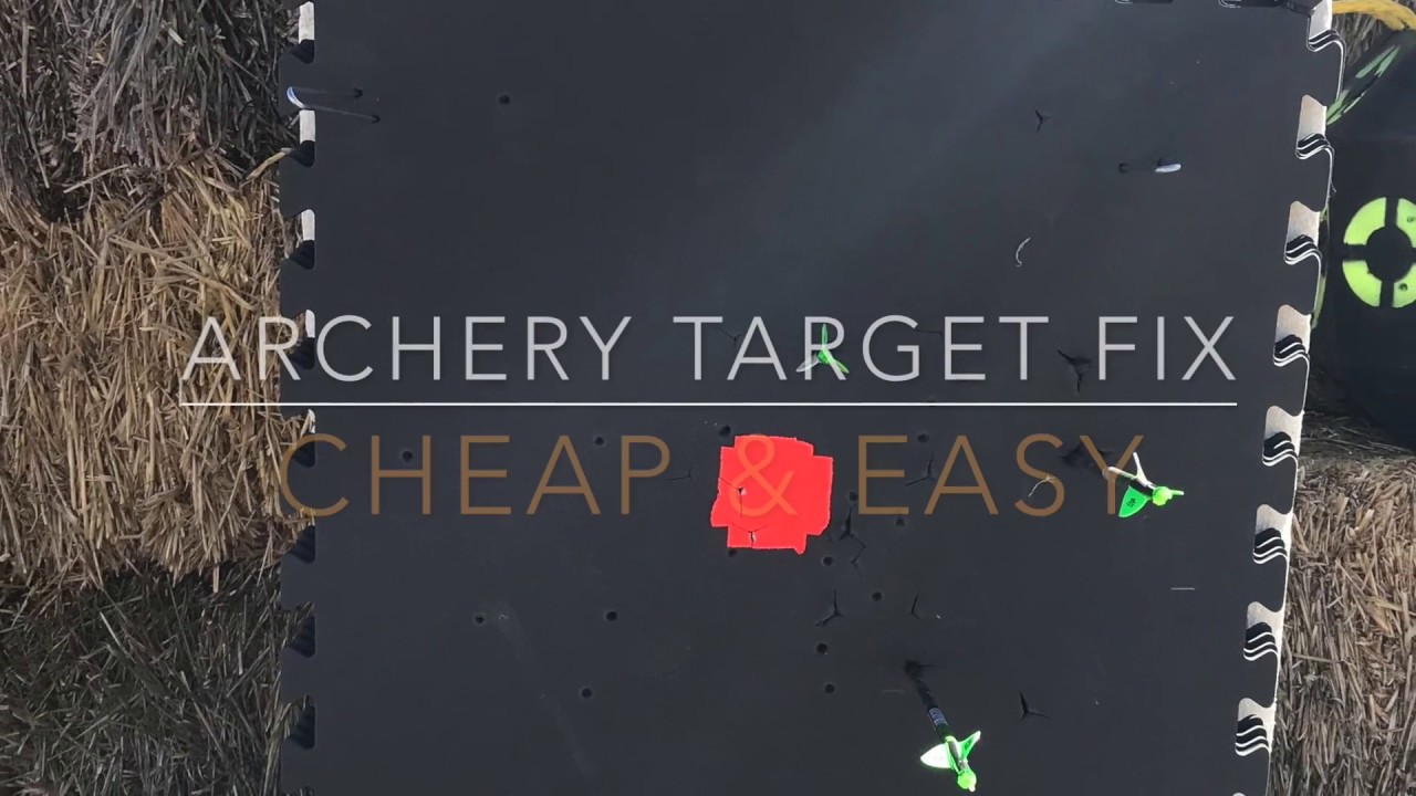 Cheap & Easy Archery Target - YouTube