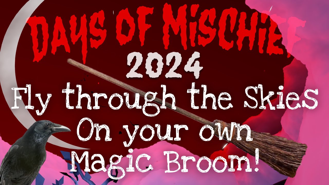 [BETA] Days of Mischief 2024 is HERE! Cool Dark Crow Cape + Fly with a Broomstick! Sky Beta ...