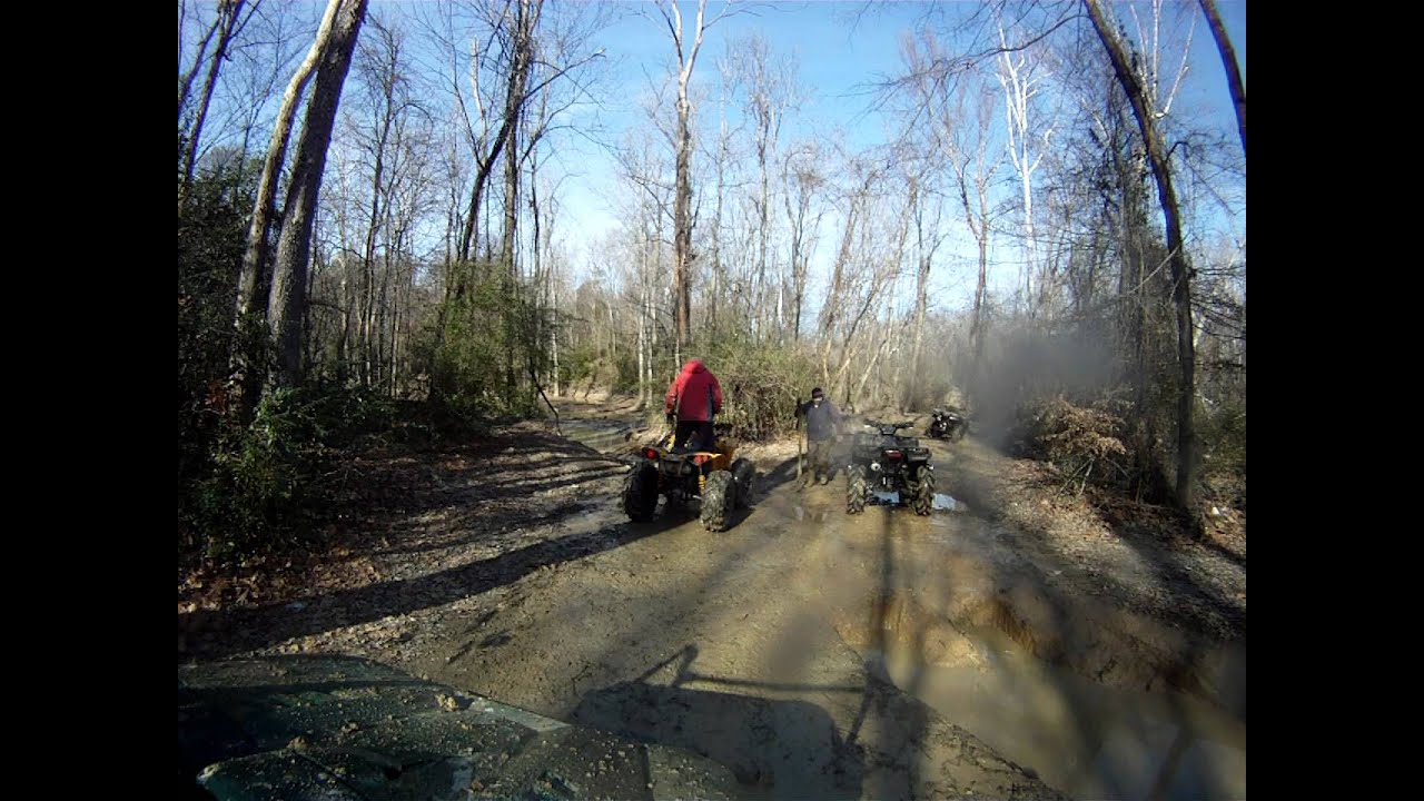 12' Brute Force 750 on 29.5 Outlaw 2's - YouTube