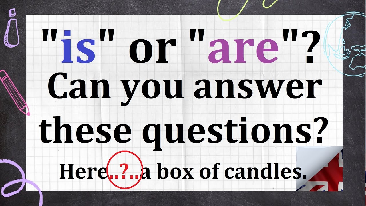 Learn English Today | IS or ARE? | Can you answer these 10 QUESTIONS ...