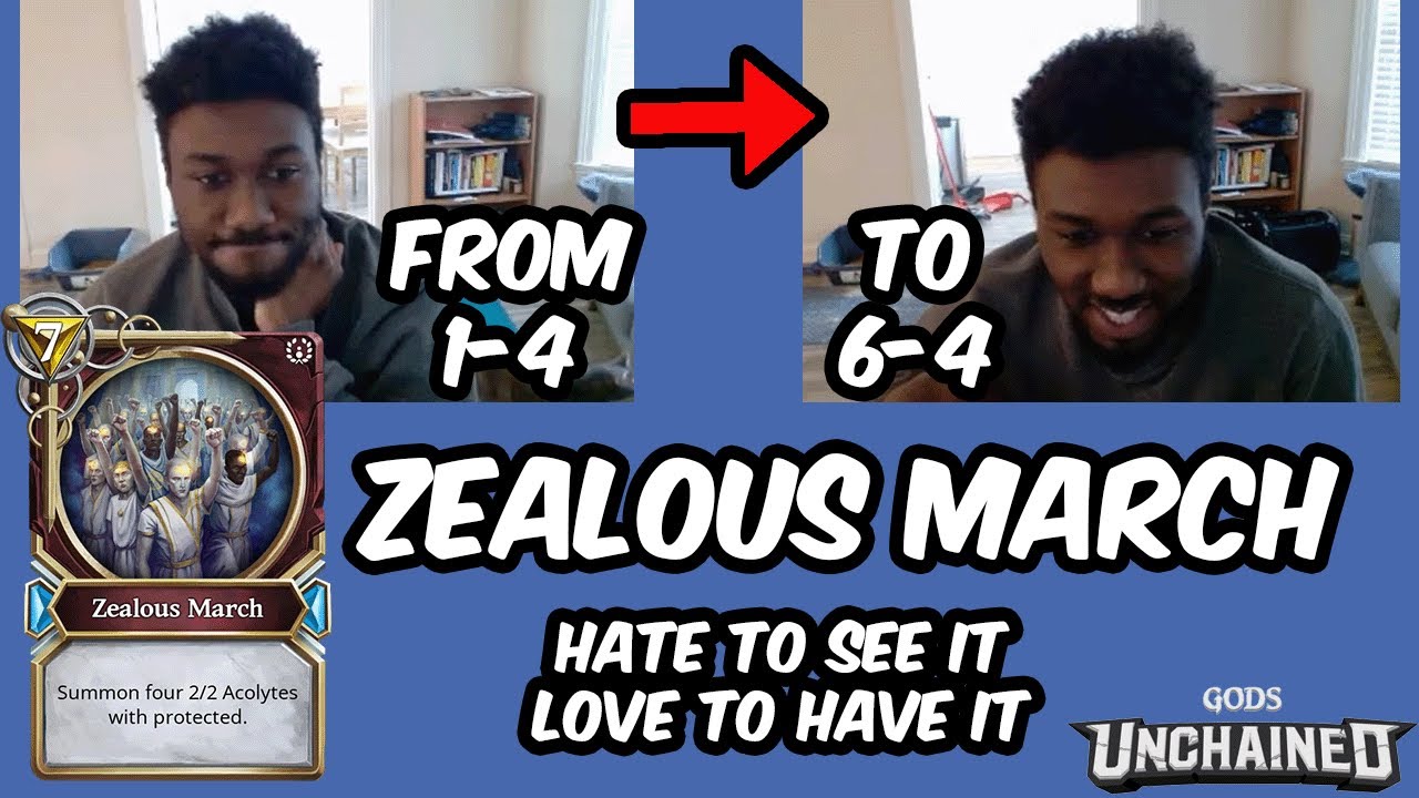 I see Zealous March, I play Zealous March | Sealed Mode Gods Unchained ...