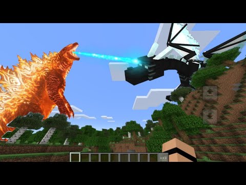 Minecraft Godzilla Vs Ender dragon 🐲. FULL FIGHT - YouTube