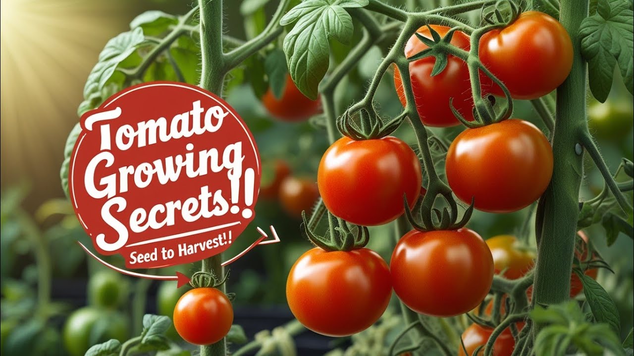 Tomato Growing Secrets: Step-by-Step Guide from Seed to Harvest! 🌱 ...