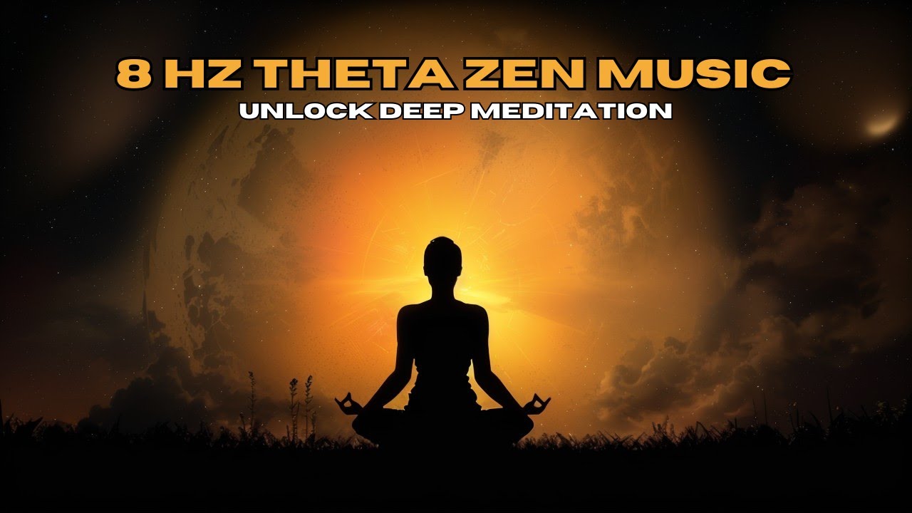 8 Hz Theta Zen Music - YouTube