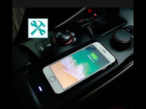 Lexus | MOBILE phone WIRELESS charger INSTALLATION 🛠 🔋 📱 - YouTube