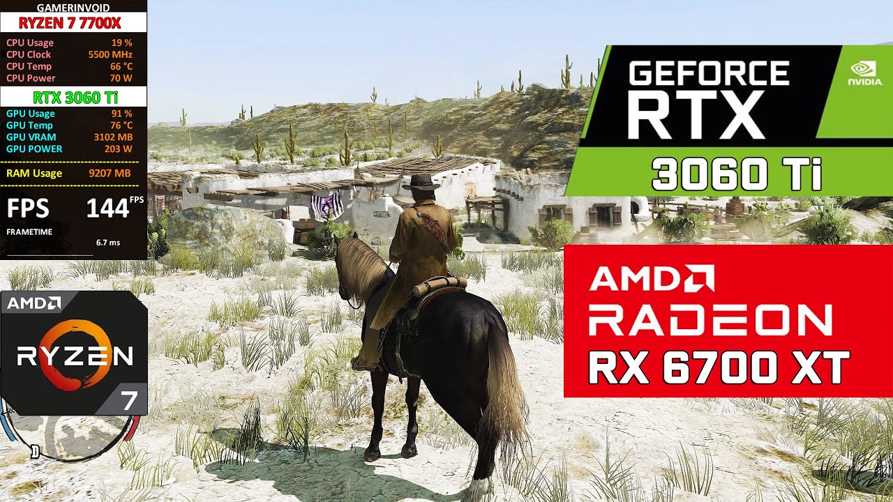 Red Dead Redemption 1 PC | RTX 3060 Ti | RX 6700 XT | Great PC Port ...