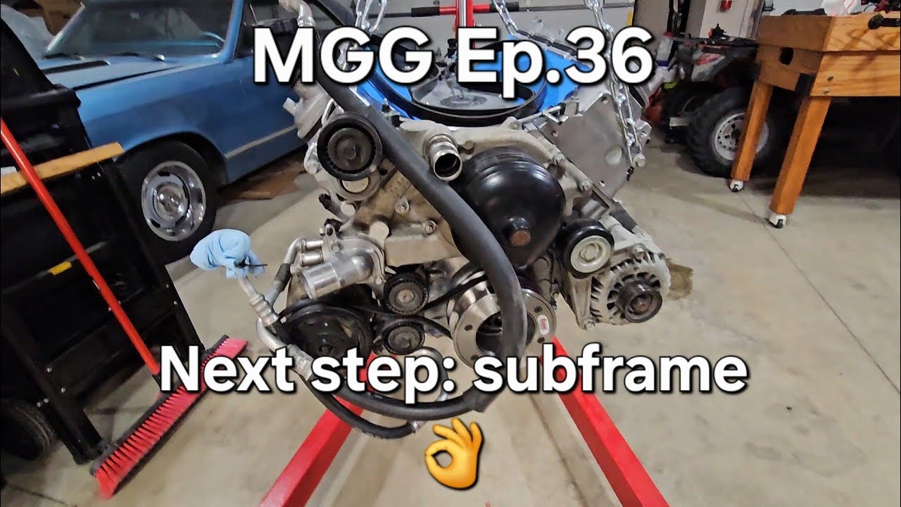 Episode 36 - Final prep for engine-transmission-subframe reunion! - YouTube