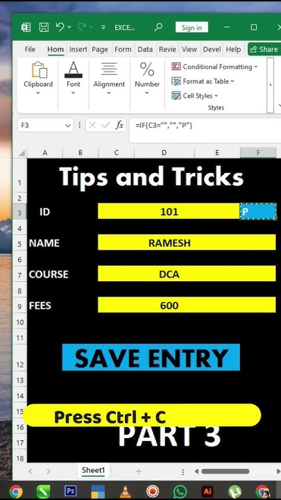 Excel Tips & Trick #exceltutorial #excelshorts #excelvideo #exceltips #conditional formatting ...