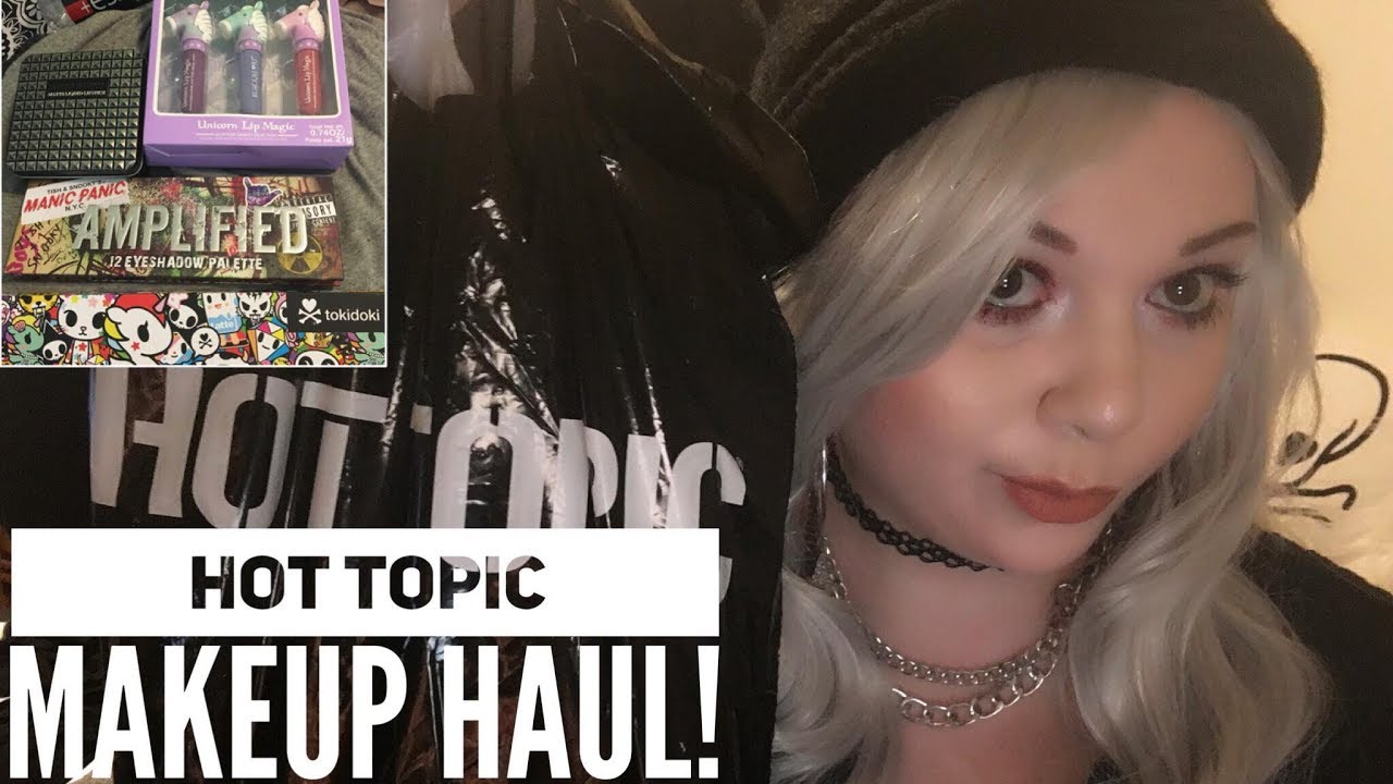 Hot Topic makeup haul! Blackheart, Manic Panic, Tokidoki & more! - YouTube