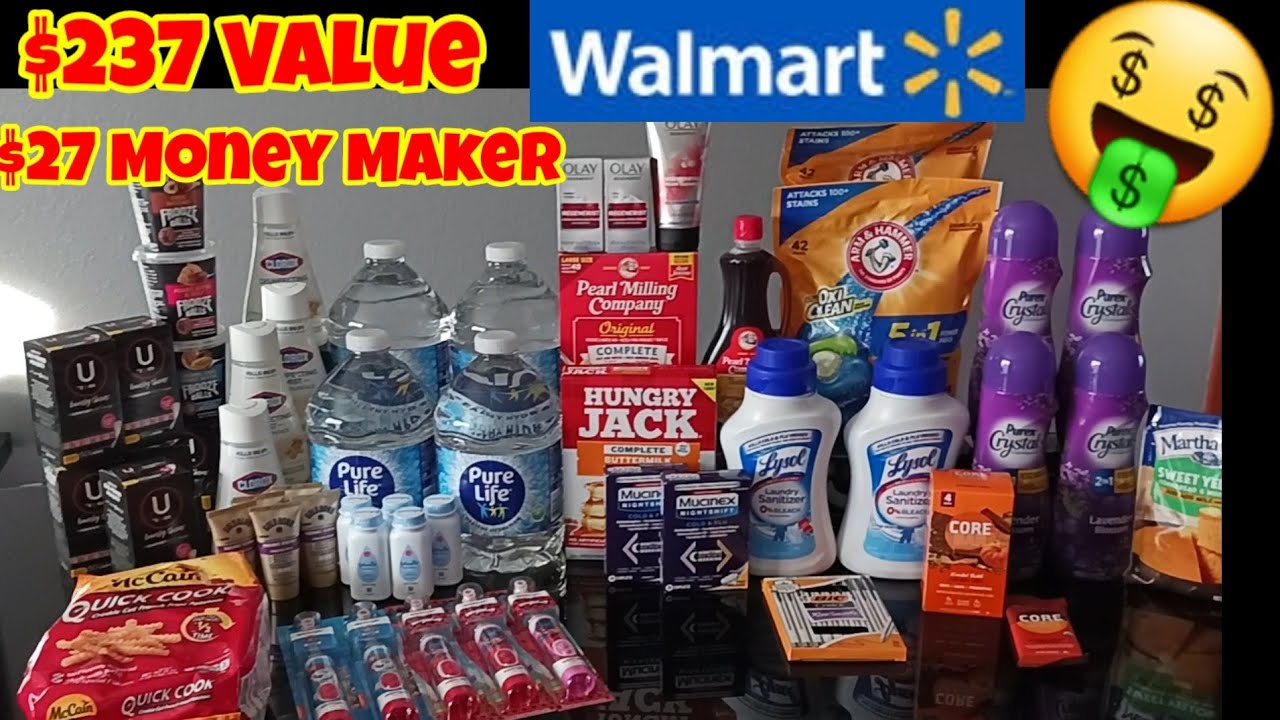 Walmart Haul | $237 Value | $27 Money Maker - YouTube
