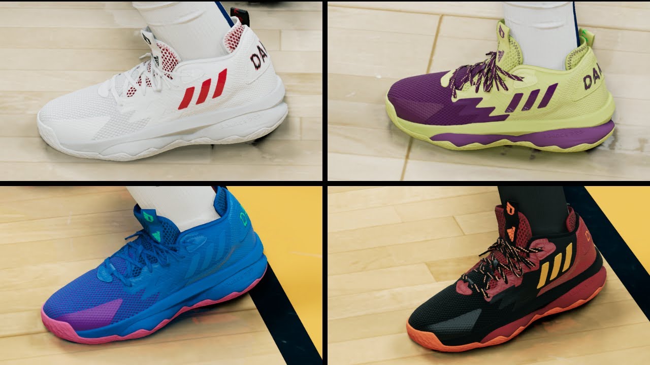 Dame 8 Colorway Pack 2 NBA2K22 SHOE CREATOR - YouTube