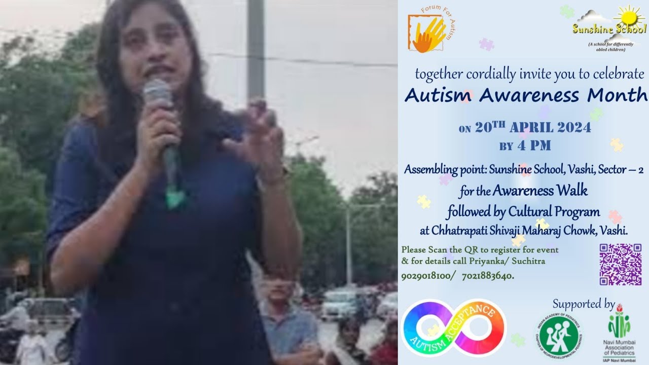 Autism WALK | Dr. Leena Deshpande | Sunshine School| Forum For Autism|| NeuroDev Chapter of IAP ...