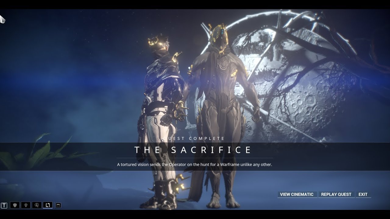 Warframe (replaying the Sacrifice Quest) - YouTube