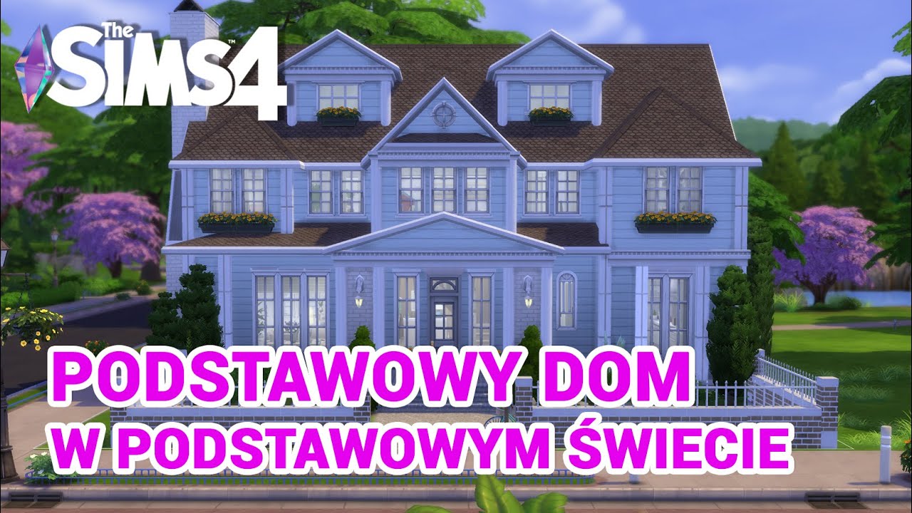Podstawowy dom w podstawowym mieście - THE SIMS 4 - speed build - NO CC ...