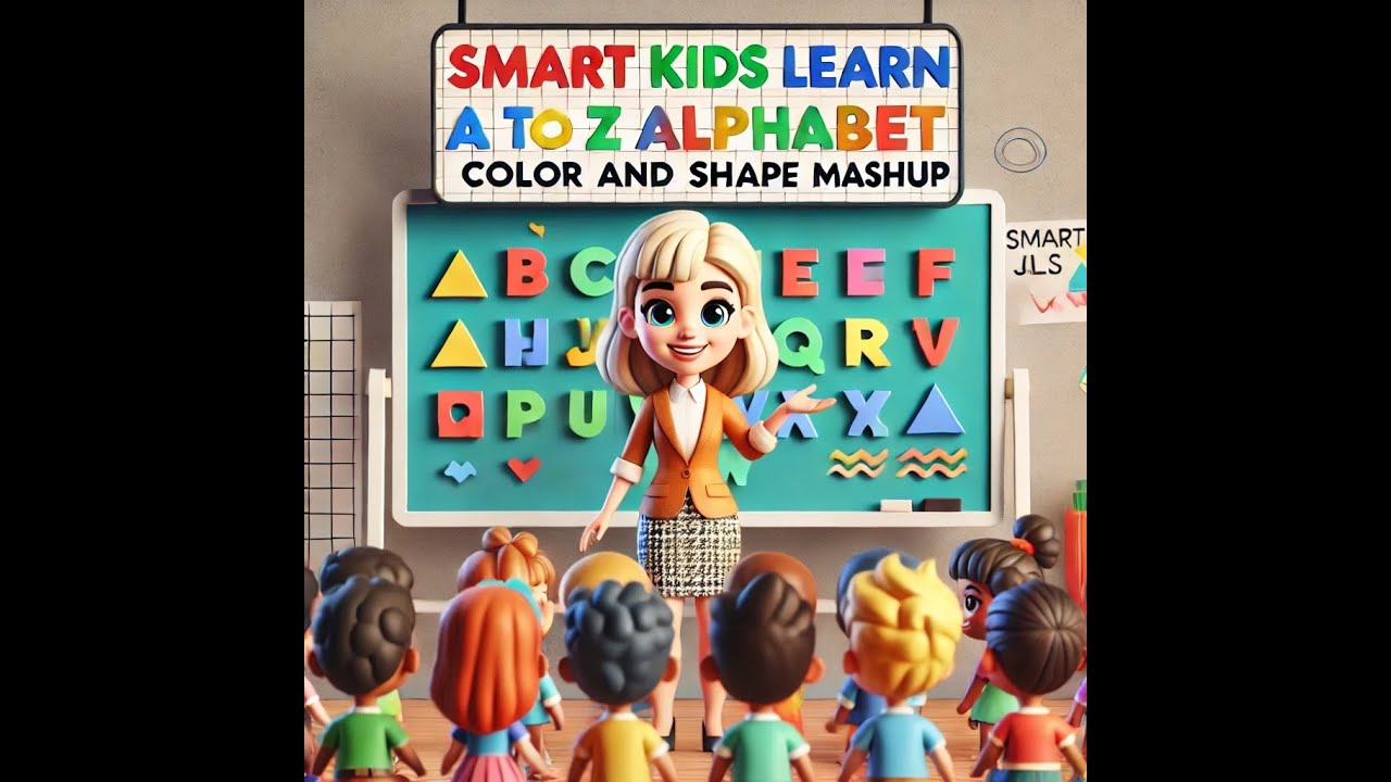 Learn Alphabet with Colors | Alphabet Color Shape MASHUP! A to Z FUN ...