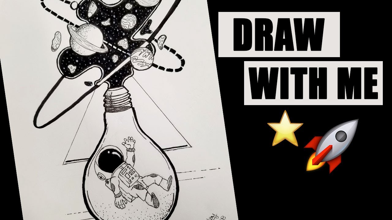 DRAW WITH ME. • Pinterest inspired | CHIT CHAT: Where you been? - YouTube