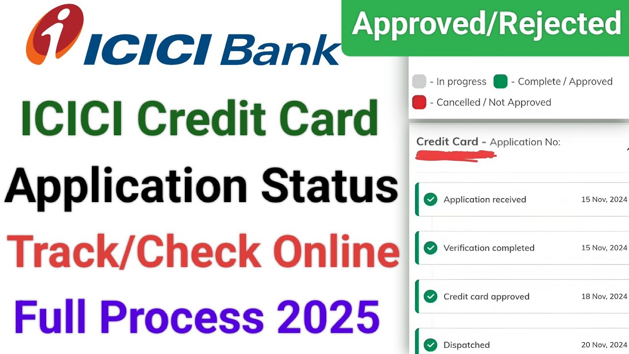Icici bank credit card status check | Icici bank credit card status ...
