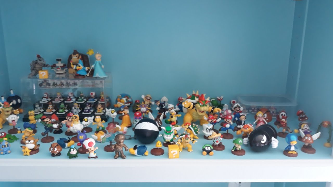 My entire super mario figure collection 2019 - YouTube