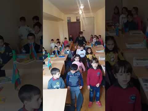 Q.Abbasov adına 284 N li tam orta məktəbin Məlliməsi Natəvan məllimənin qrupundanMüstəqillik  tədbir