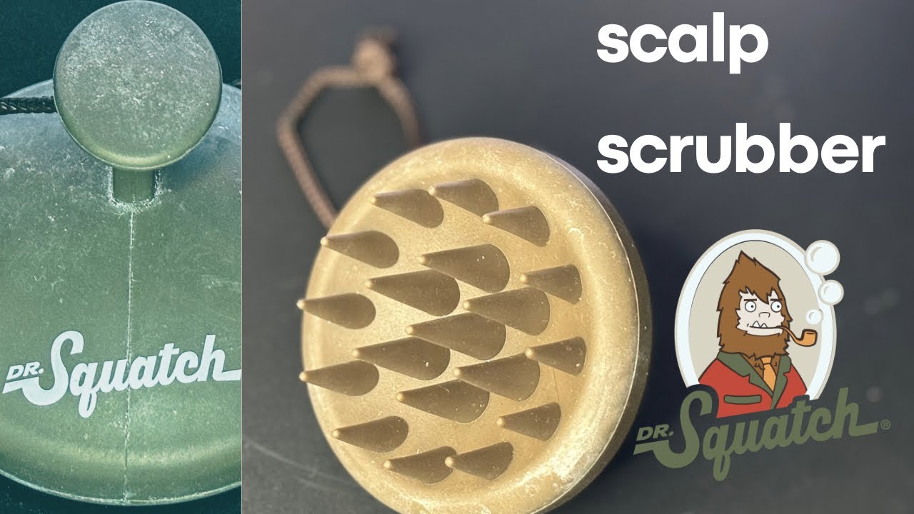 Dr. Squatch Scalp Scrubber review. #drsquatch - YouTube