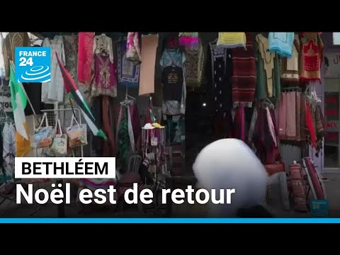Cisjordanie : après 2 ans de guerre, Noël de retour à Bethléem • FRANCE 24