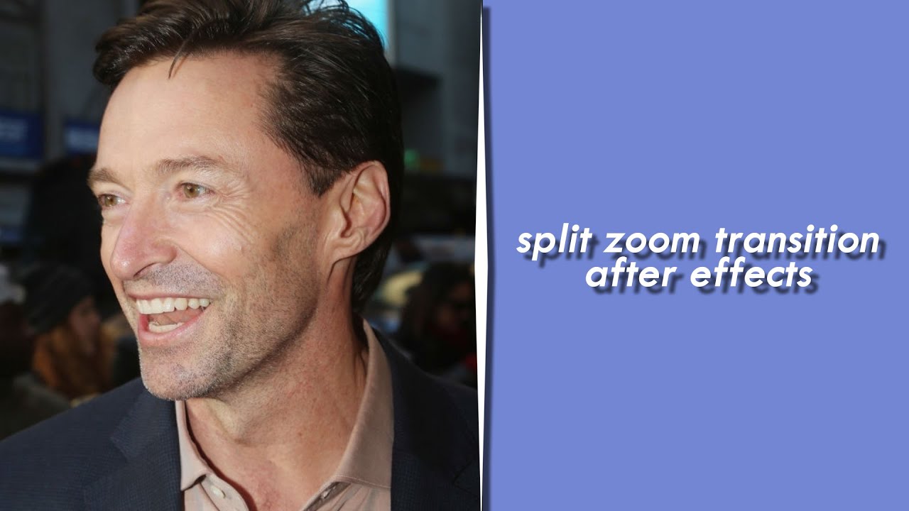 split zoom transition | after effects tutorial - YouTube