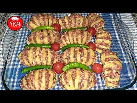 MUHTEŞEM GÖRÜNTÜSÜ İLE 👌YELPAZE PATATES KEBAP NASIL YAPILIR
