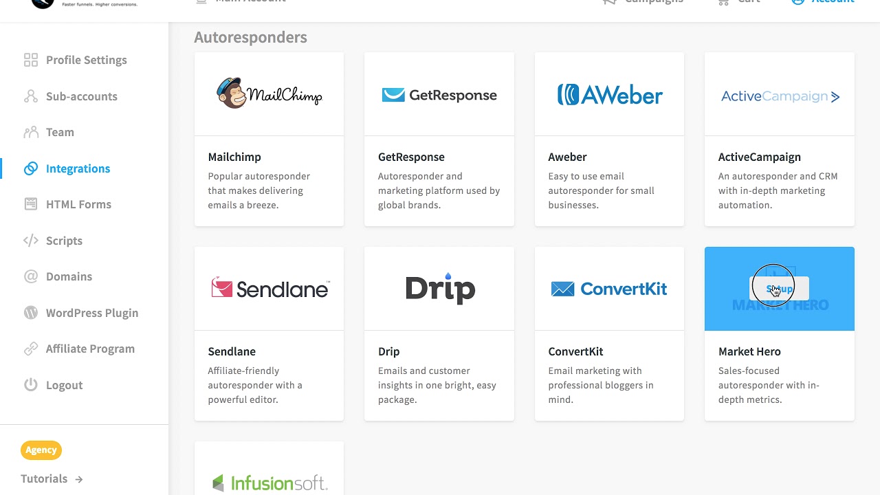 Convertri Help - Connecting MarketHero via API - YouTube