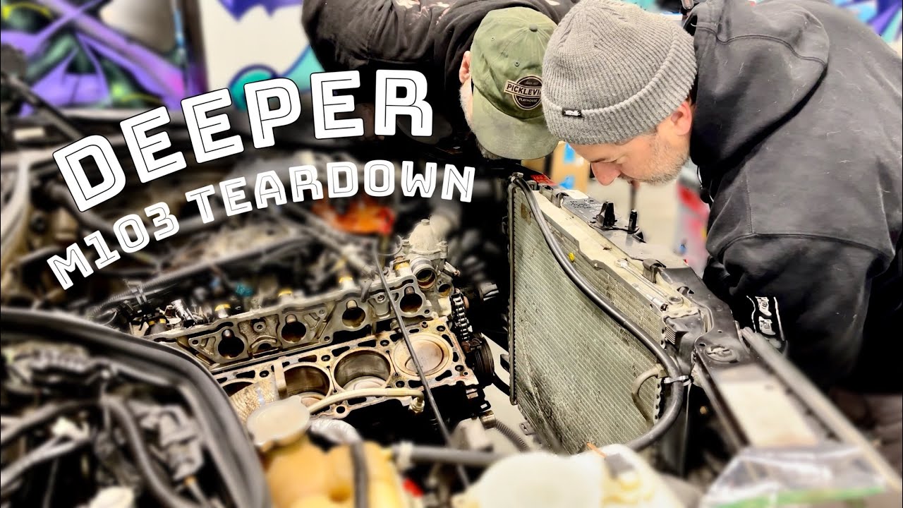 DIVING DEEPER | Benz M103 refresh Part 2 | timing & oil pump chain ...