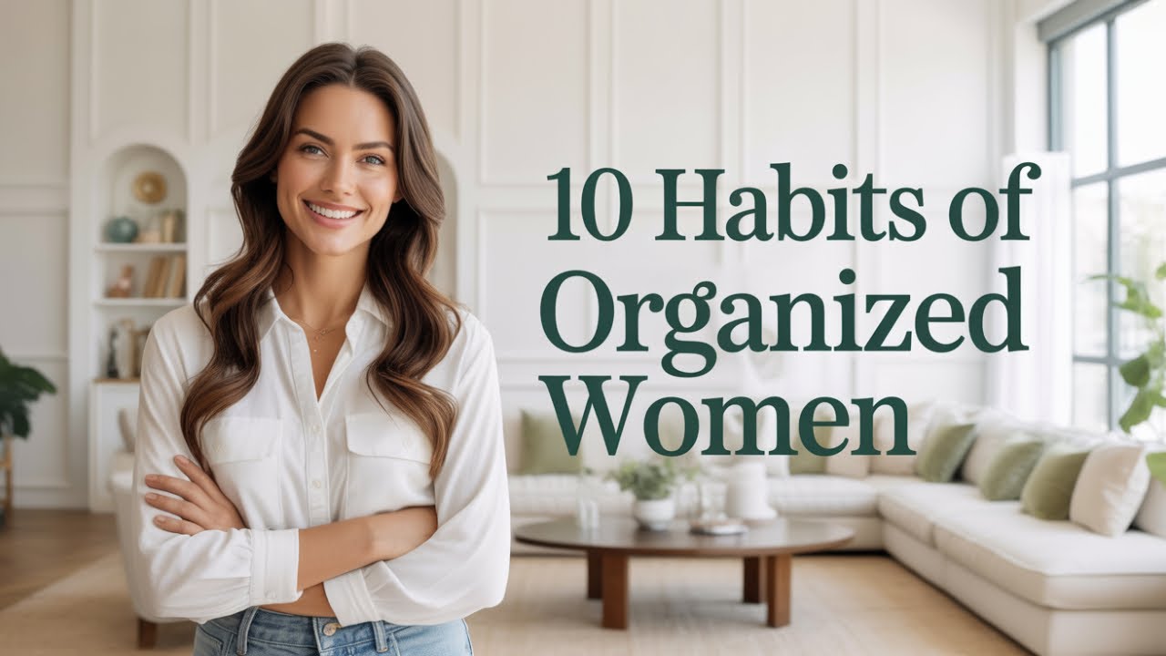 10 Habits of Organized Women Who Never Have a Messy Home – Copy Them ...