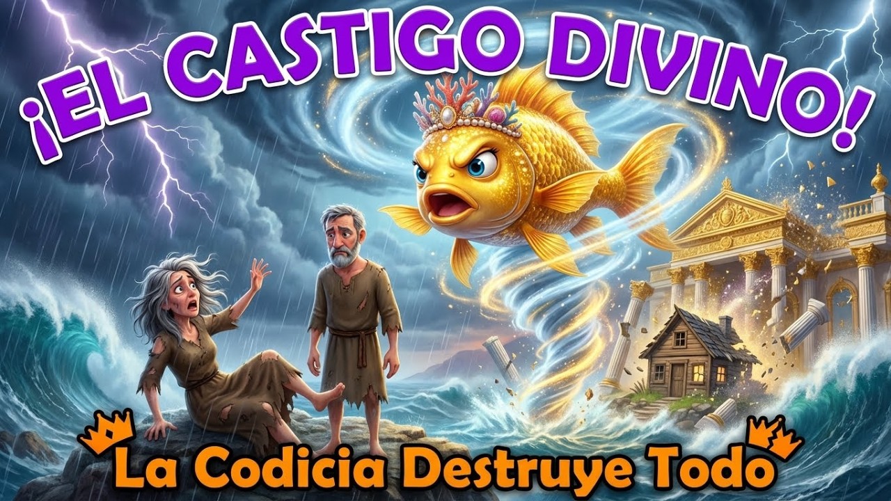 El Pescador y su Esposa – El Pez Mágico | Cuento de Hadas Animado ...