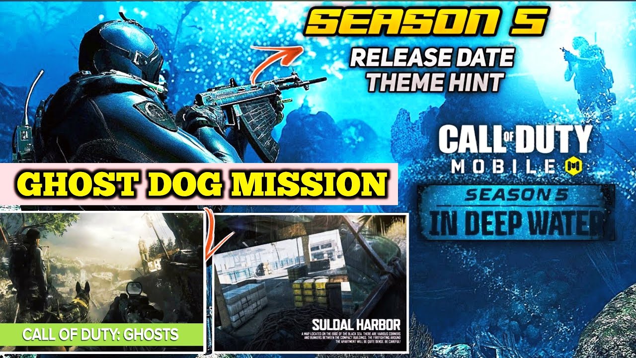 SEASON 5 CODM BATTEL PASS LEAKS 2021 | CODM LEGENDARY GHOST DOG MISSION ...