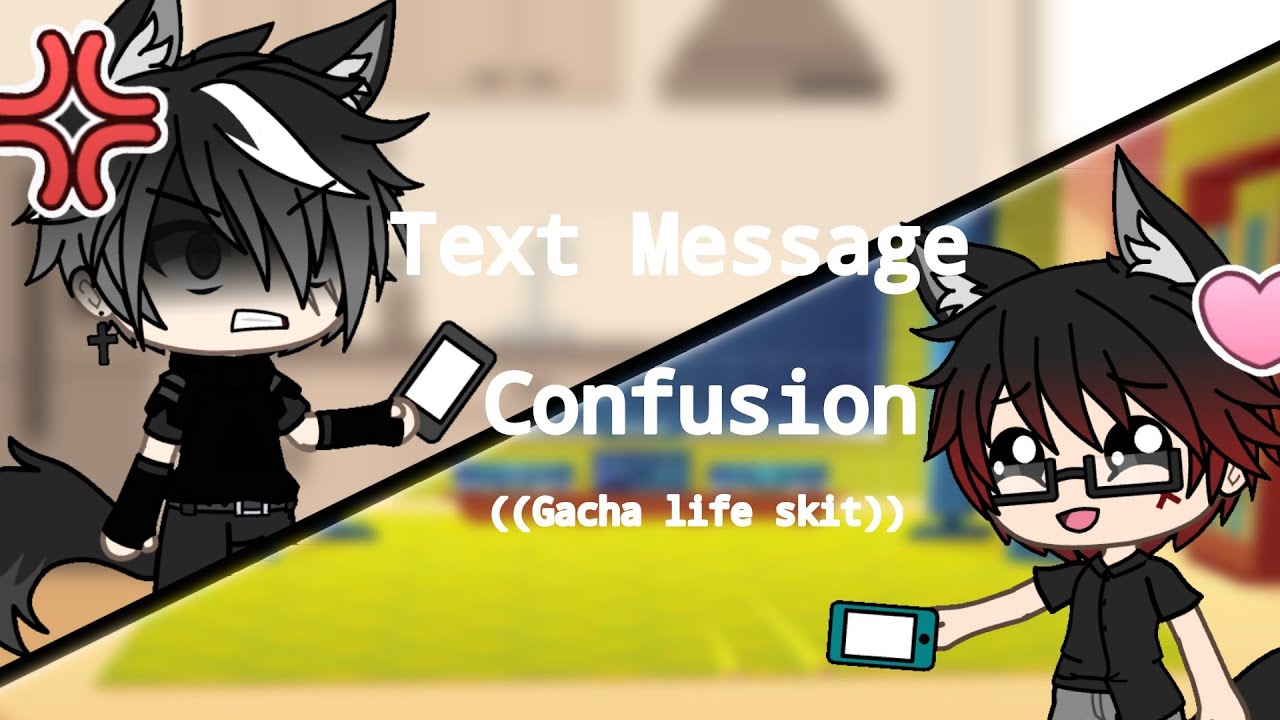 Text Message Confusion//Gacha life skit - YouTube